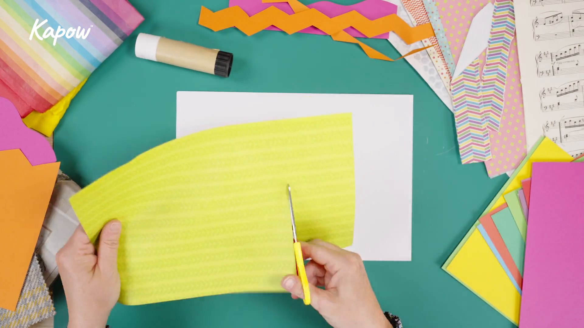 Learner video: Drawing with scissors - Kapow International